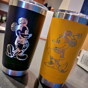 Disney YETI, Personalized 20 Oz YETI, Tinkerbell, Goofy, Frozen, Olaf ...