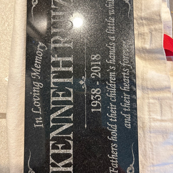 Memorial Stone, Custom in Loving Memory Stone, Memorial Plaque ...