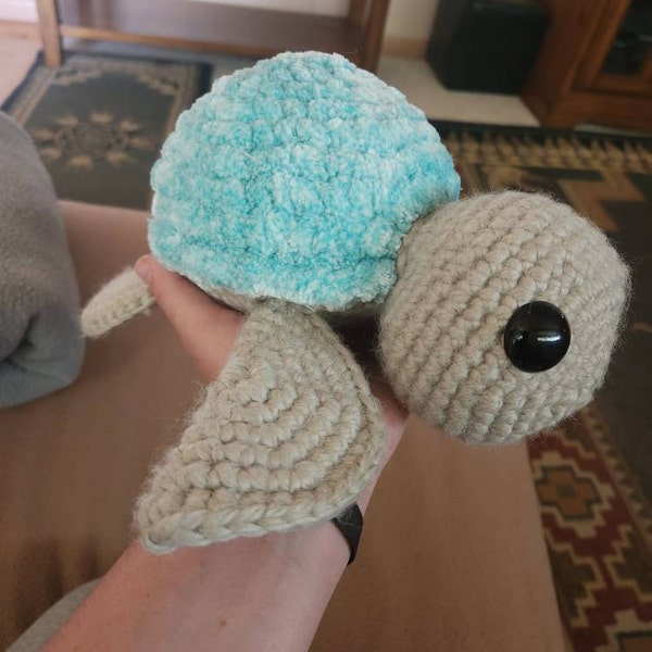 Large Crochet Turtle Pattern - Amigurumi PDF - Etsy