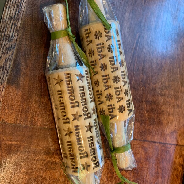 Personalized KIDS Rolling Pin With NAME. Embossing Rolling Pin. Kids ...