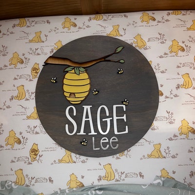 Mario Yoshi Custom Name Sign Circle Sign Nursery Decor - Etsy