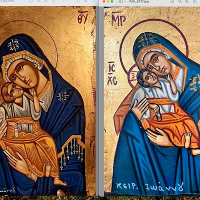 Saint Eudokia of Heliopolis Η Αγία Ευδοκία Hand Painted Greek Orthodox ...