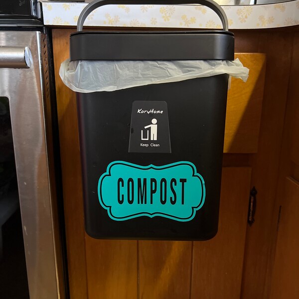 Trash Recycle and Compost Vinyl Decal Set - Etsy