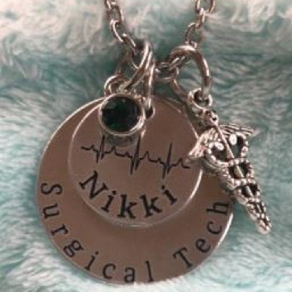 Surgical Tech Gift, Surgical Technologist Jewelry, Surgical Technician ...