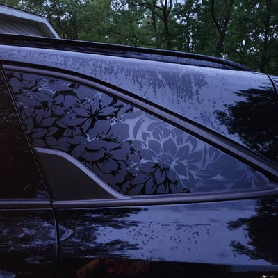 Fits 2020-2024 Kia Sorento Rear Side Windows Floral Flowers Pattern ...