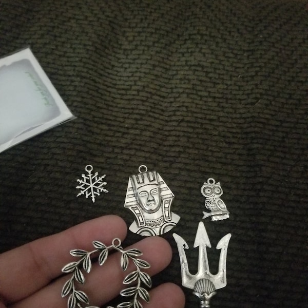 Greek Mythology Pewter Charms | Olympus Inspired Demigod Jewelry Supply ...