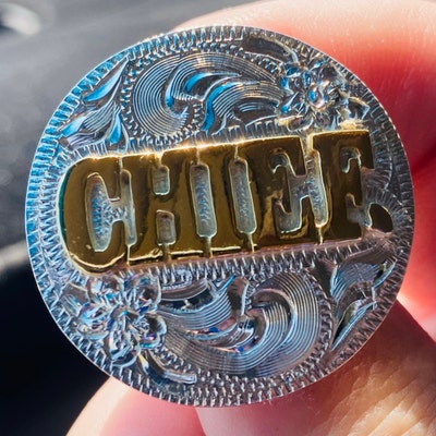 Custom Conchos, Handcrafted, Rich and Deep Hand Engraving, Add Your ...