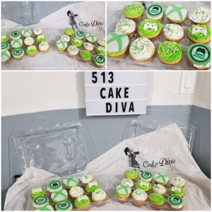 Gamer Cupcakes Toppers Instant Download, Video Game Party Toppers ...