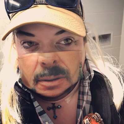 Joe Exotic Face Mask Tiger King Halloween Costume Washable Adjustable ...