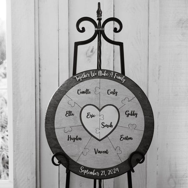 Unity or Family Puzzle, Blended Family, Unity Alternative, Wedding ...