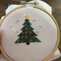 Christmas Tree Mini Cross Stitch Pattern PDF for Instant Download ...