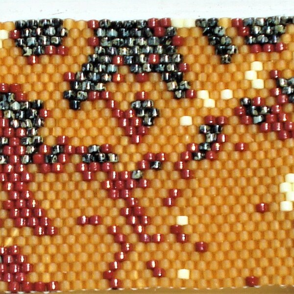 Leopard Eyes Pattern, Jungle Cat, Leopard Peyote Pattern, Peyote ...