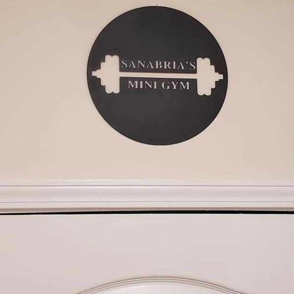GYM Sign Personalized, Home Gym Sign, Personalized Gym Sign, Crossfit ...