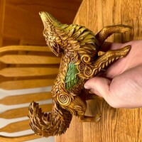 Wolf and Raven, Raven Statue, Wolf Statue White Wolf Howling Wolf ...