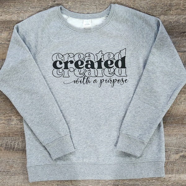 Created With a Purpose SVG PNG PDF, Christian Svg, Self Love Svg ...