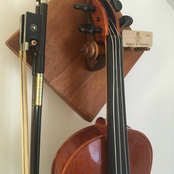 Handmade Wooden Violin Wall Mount, Musician Gift - Etsy