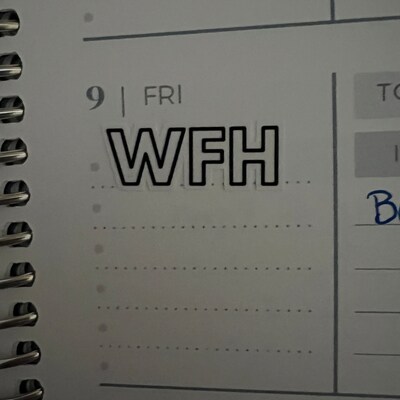 Planner Sticker Work From Home - Etsy
