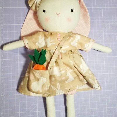 Bunny Sewing Pattern PDF Make 2 Types of Cloth Bunny Rabbit - Etsy