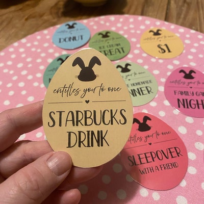 Easter Egg Tokens, Editable Easter Egg Coupons, Printable Easter Egg ...