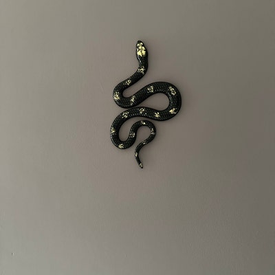 Snake Wall Hanging, Snake Wall Art, Alt Home Decor, Unusual Gift, Snake ...