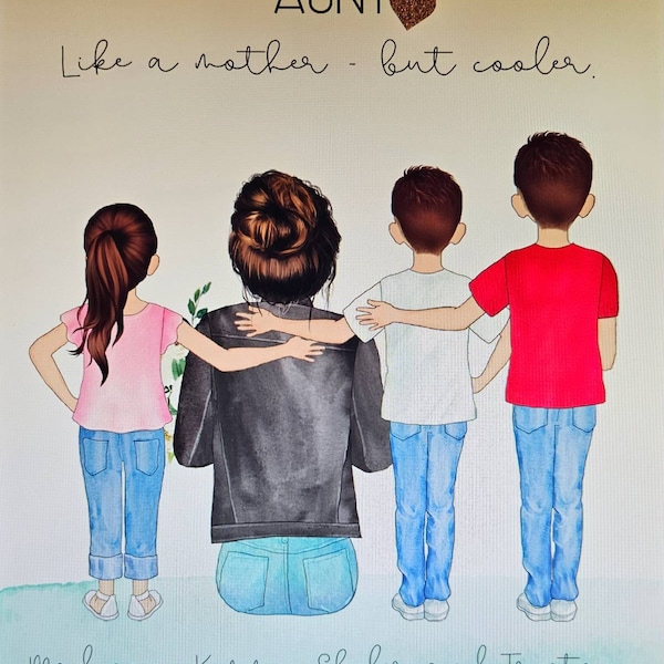 Personalized Auntie Gift, Aunt Gift, Thank You Gift for Aunt, Gift From ...