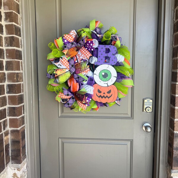 Blueberry Lemon Wreath, Summer Front Door Wreath, Yellow and Blue ...