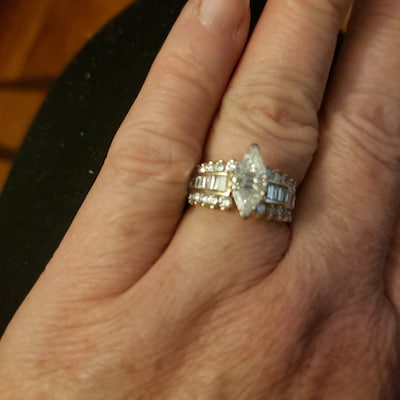 14ky Multi Stone Star Ring - Etsy