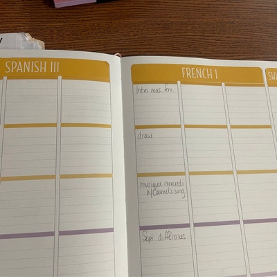 Custom Teacher Planner Subject Header Stickers - Etsy