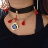 Kazuha Inspired Choker Genshin Anemo Inazuma Diamond Drop Vision - Etsy
