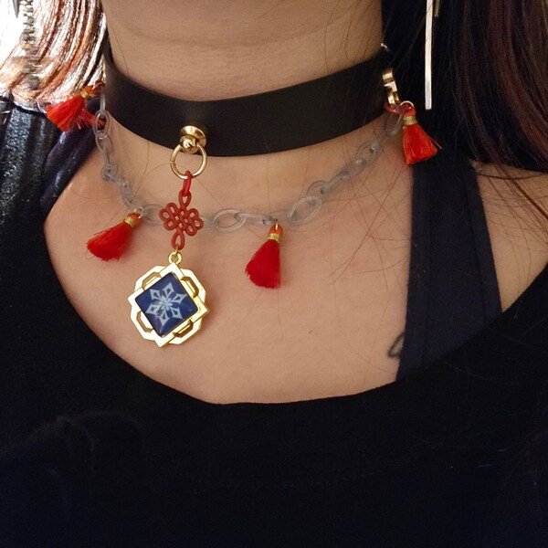 Wingman Gekko Inspired Choker Collar Bubble Tea Boba Kawaii Chains ...