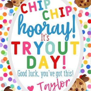 Popcorn Cheer Dance Squad Printable Gift Tags, Make That Routine POP ...