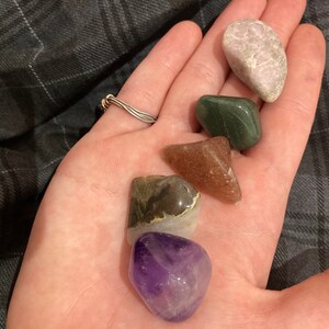 Mixed Bag of Tumbled Stone Crystals Tumble Stone Gem Big Bag Bulk ...
