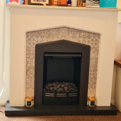 48 Victorian Mosaic Tile Stickers 6 Inch Kitchen Grey Tile Stickers 4 ...