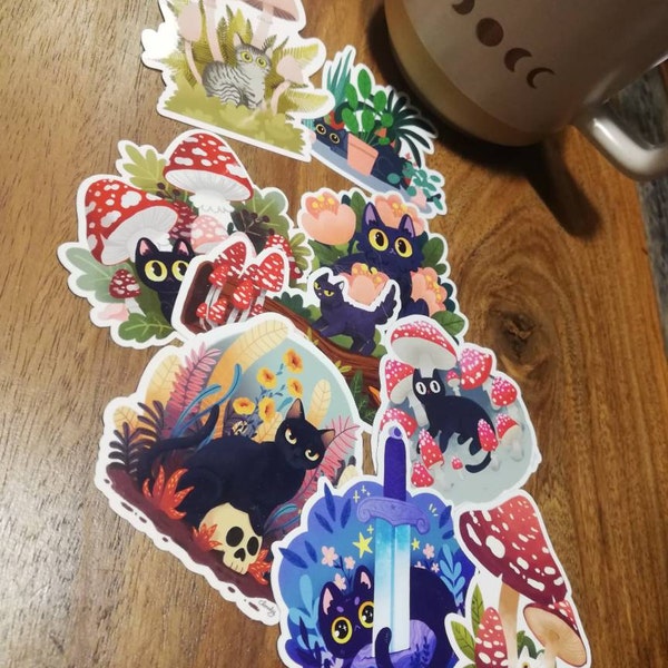 3, 5 or 10 Vinyl Stickers Bundle - Choose Your Designs! - Etsy