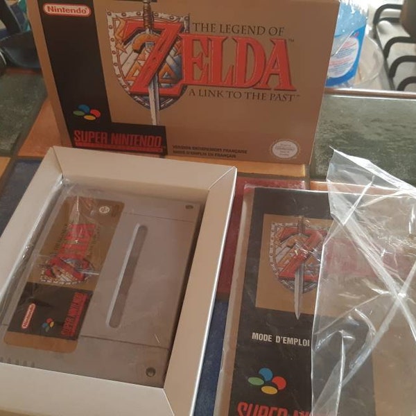 SNES Box: Zelda - A Link to the Past [FRA] - Etsy