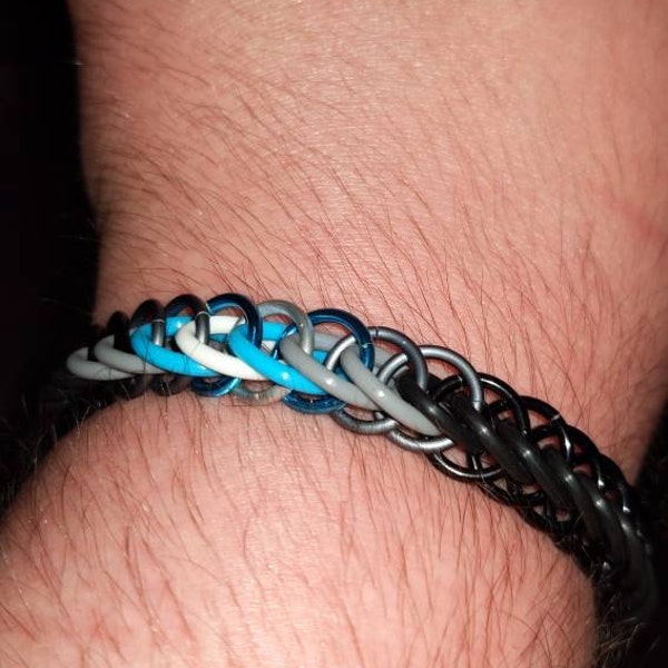 Subtle Agender Pride Bracelet, Agender Pride Flag Bracelet, Agender ...