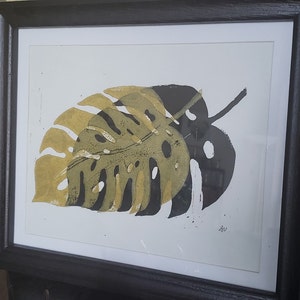 Crowded Table Linocut Art Print - Etsy