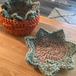 Crochet Succulent Coaster Pattern - Etsy