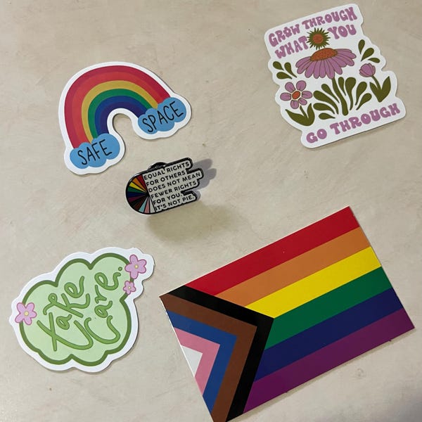 Equal Rights - LGBTQIA, BLM, Trans, Feminist, Pro Choice, Pin, Enamel ...