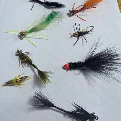 3 Euro Nymphing Flies 1 FREE Random Fly Tungsten Caddis Hot Spot Egg ...