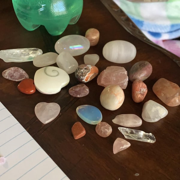 Full Moon Crystal Confetti Mystery Scoop Crystal Dip - Etsy