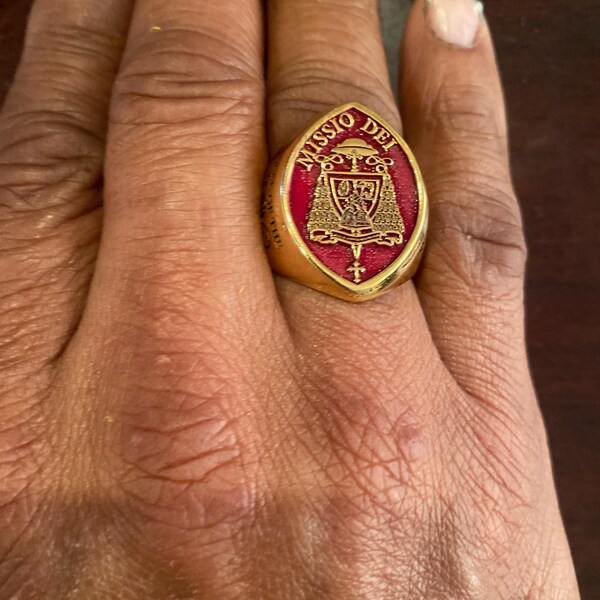 Custom Bishop Ring, Personalized Episcopal Seal Design, Seal of the ...