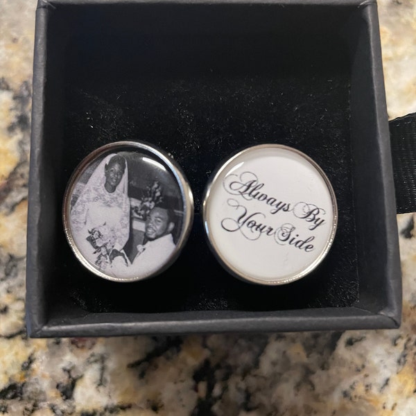 Custom Photo Cuff Links, Memorial Cuff Links, Wedding Cufflinks ...