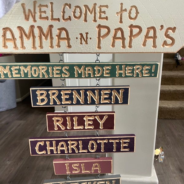 CAMPER, CAMPING,RV Campsite Personalized Carved Wood Sign Set. Hang It ...