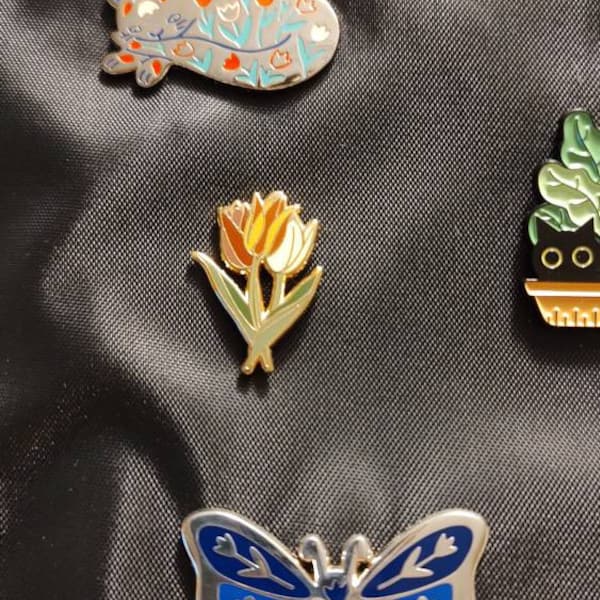 Lily of the Valley Flower Enamel Pin - May Birth Flower for Floral ...
