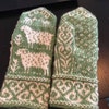 Magical Moose Mittens Knitting Pattern for Women, Stranded Colorwork ...