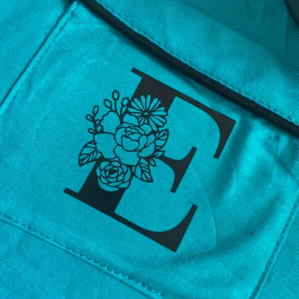 Floral Letter E Svg, Flower E Font Letter Svg, Monogram Font Svg ...