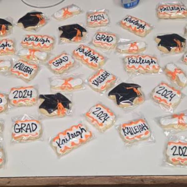 Graduation Sugar Cookies - Grad Party Favors - Grad Party Sweets - Etsy