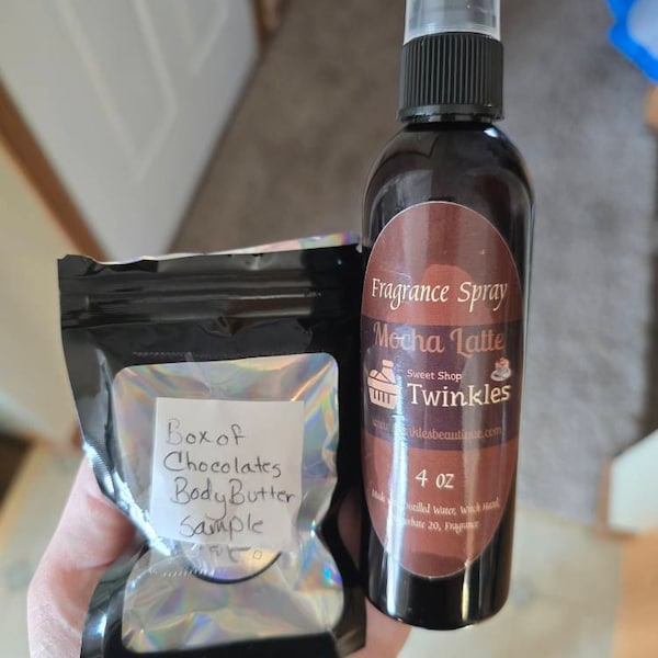 Mocha Latte Fragrance Spray, ONE 4 Oz Spray, Body Spray, Coffee ...