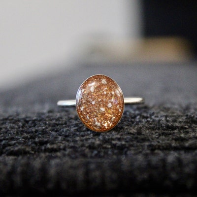 Hair Keepsake Ring Pet Hair Ring Lock of Hair Keepsake Hair Memorial ...